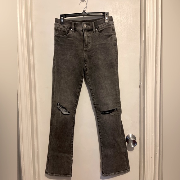 Express | Jeans | Express Brand Ripped Mid Rise Gray Wash Skyscraper ...